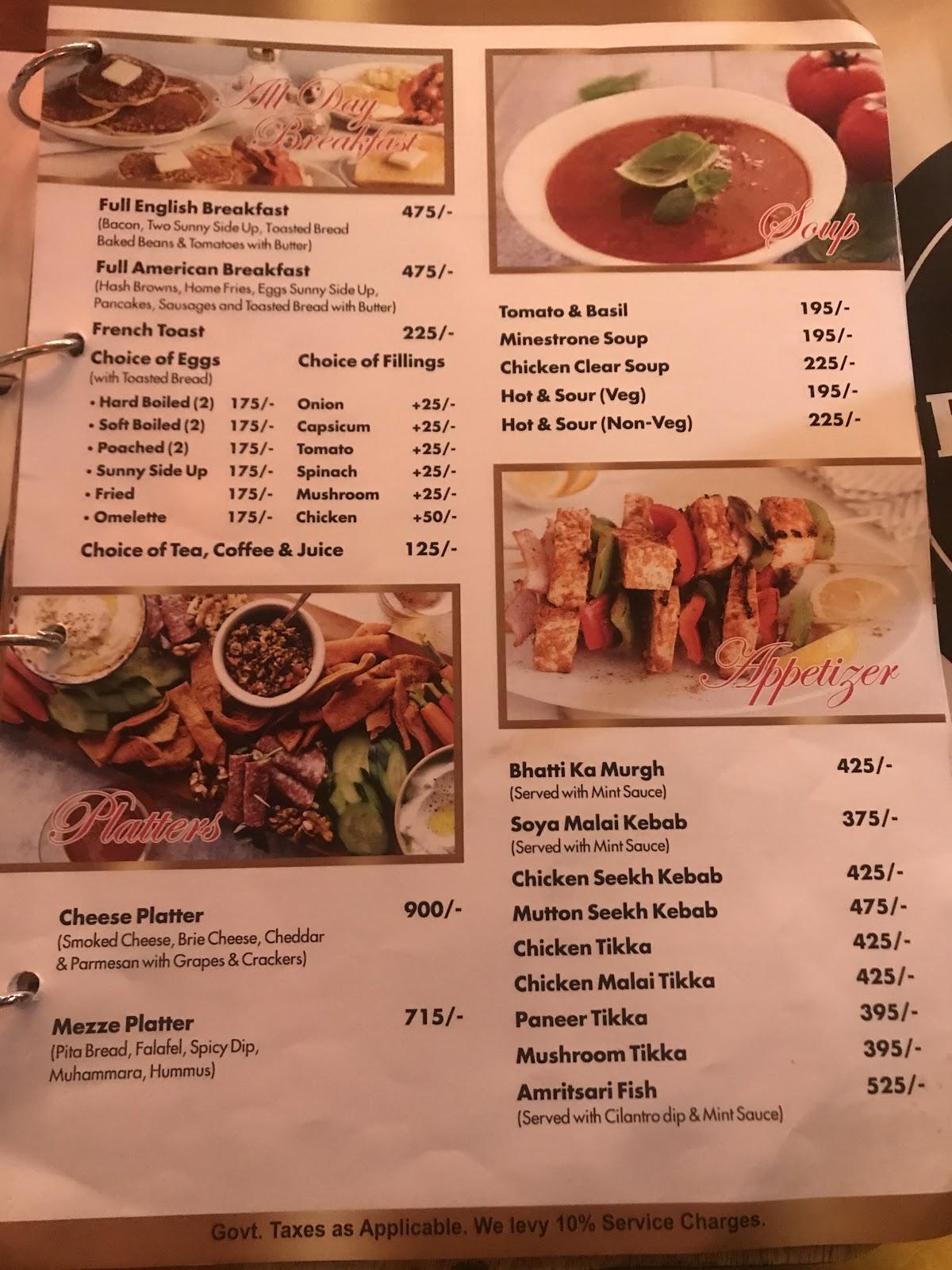 Menu at High Street Kitchen & Bar, New Delhi, 32