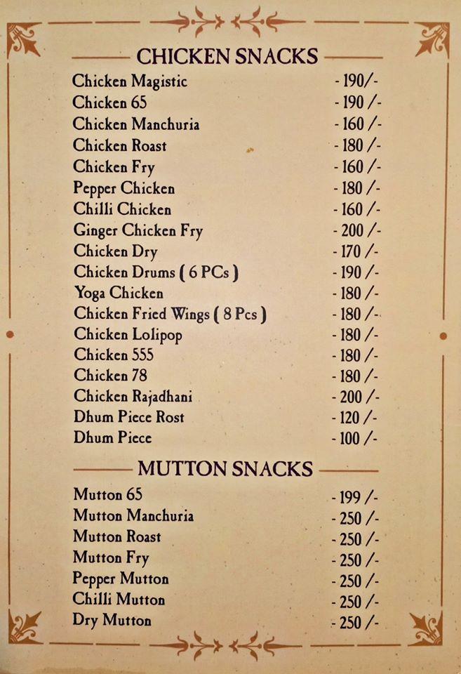 Menu at House of 360 Plates Restaurant, Mahabubabad