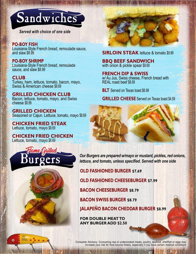 Menu at Katfish Kitchen restaurant, Tahlequah