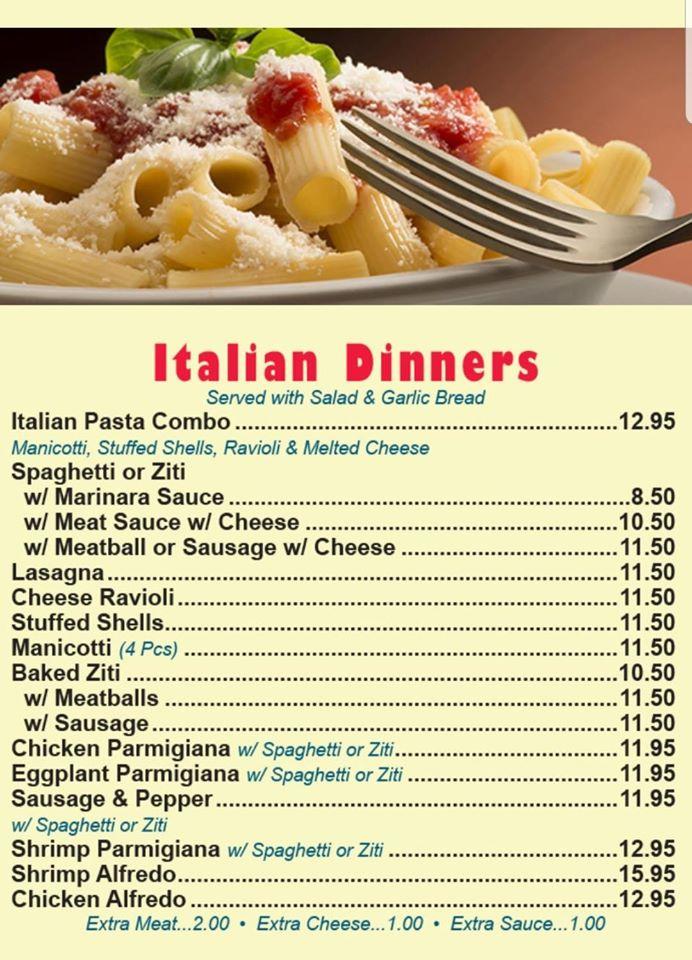 Menu at Town House Pizza pizzeria, New Haven