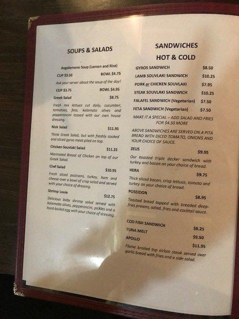 Menu at Yasoo Yani Restaurant, Stockton, 326 E Main St