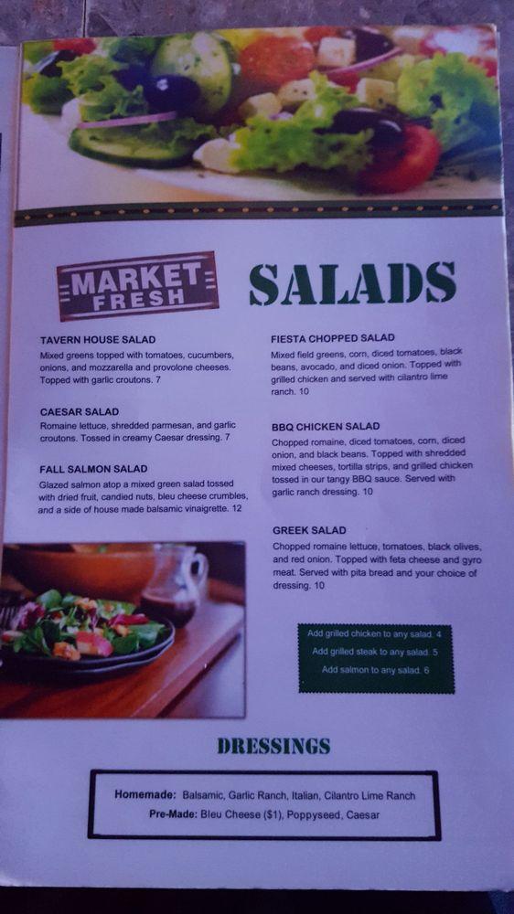 Menu at The Fairview Tavern pub & bar, Cleveland, Lorain Rd