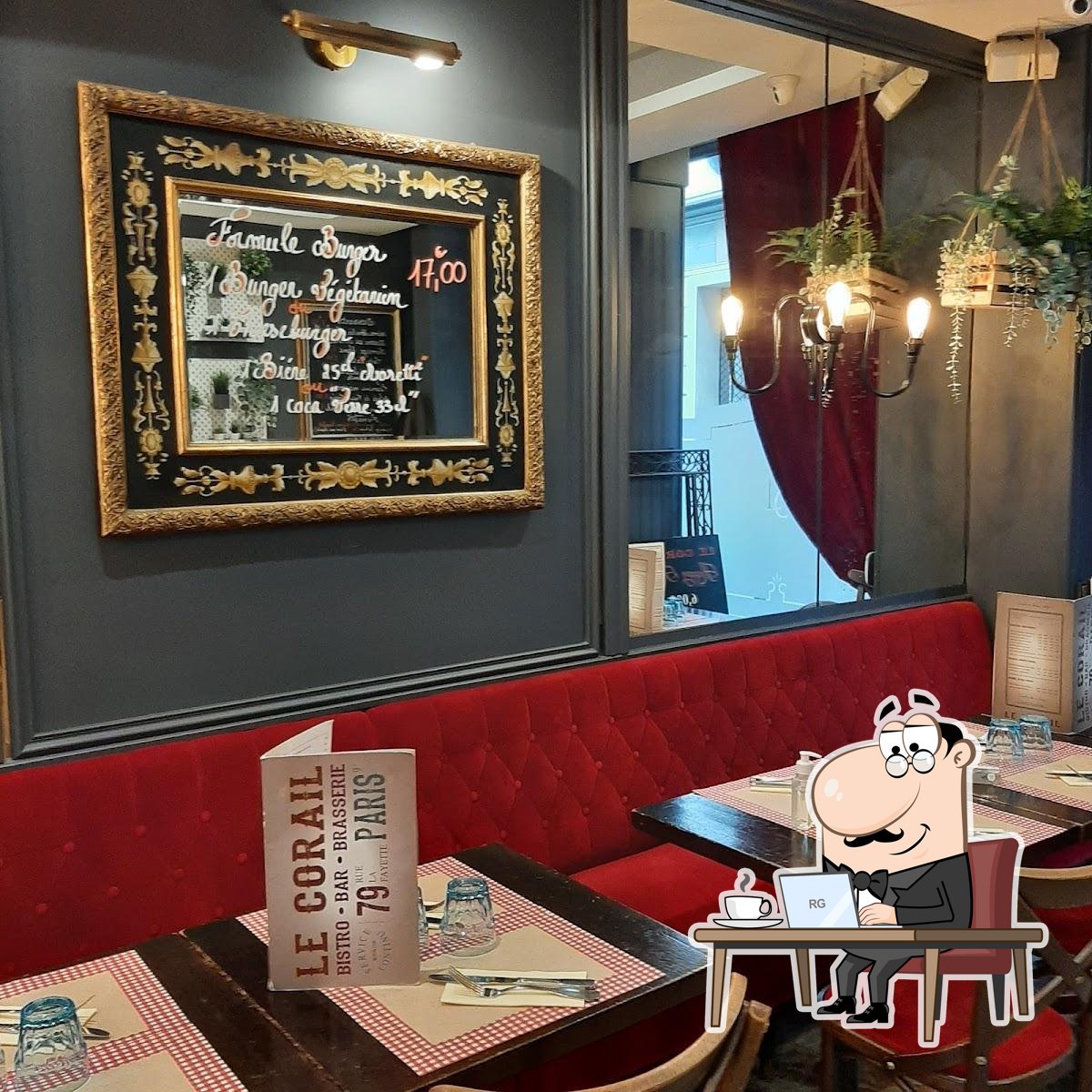 Le corail restaurant, Paris, 79 Rue La Fayette - Restaurant menu and ...