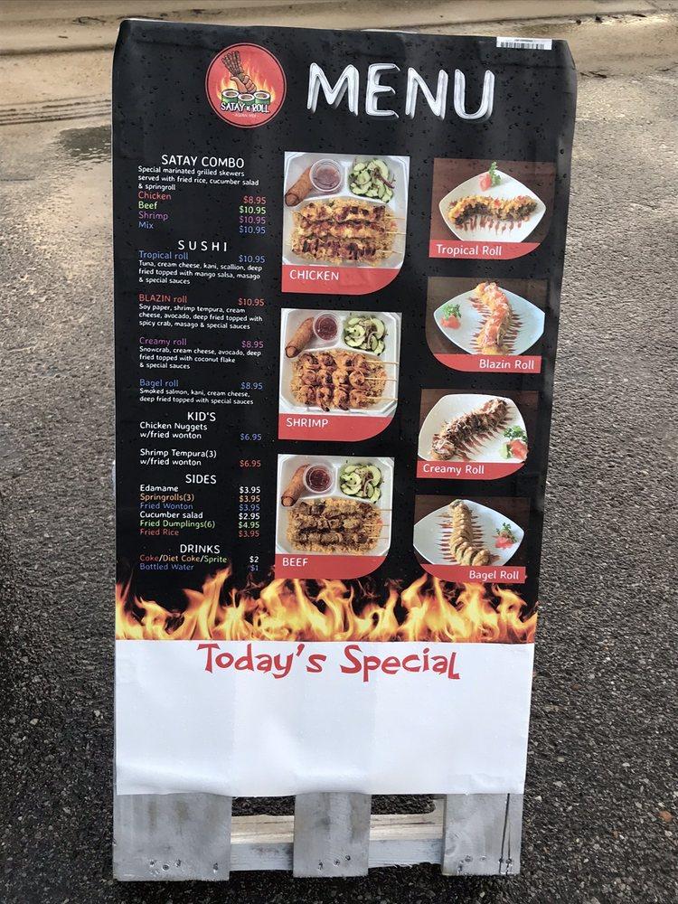 Menu at Satay n Roll Asian Mix restaurant, Trussville