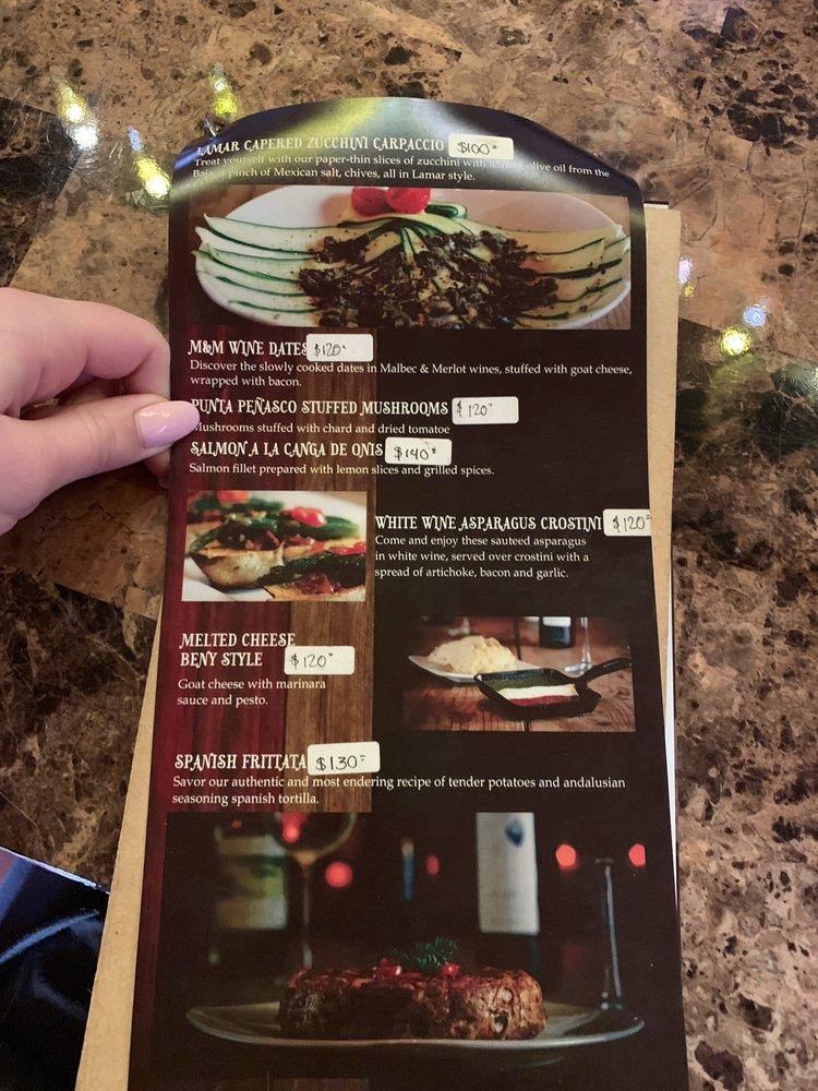 Carta del pub y bar El Tapeo, Puerto Peñasco, Bella Vista