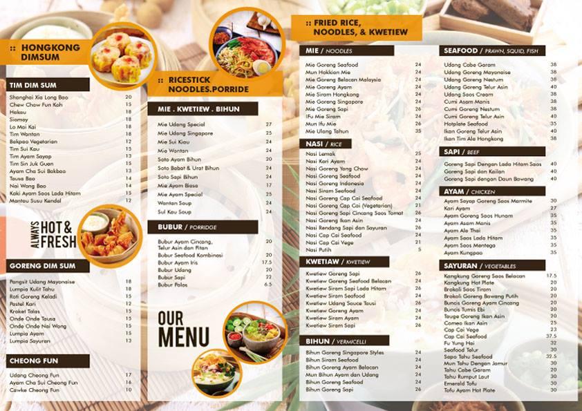 Menu at Icon Kopitiam restaurant, Tangerang, Ruko Paramount Center Blok ...