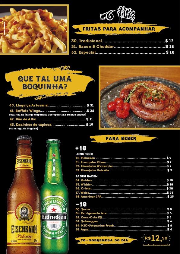 Menu at Rocha Burger restaurant, São Luís, Unique Home Service - R. São ...