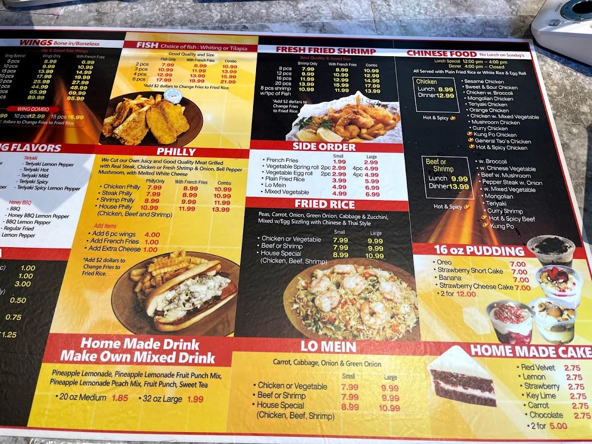 Menu at Legend Cafe, College Park, Old National Hwy B