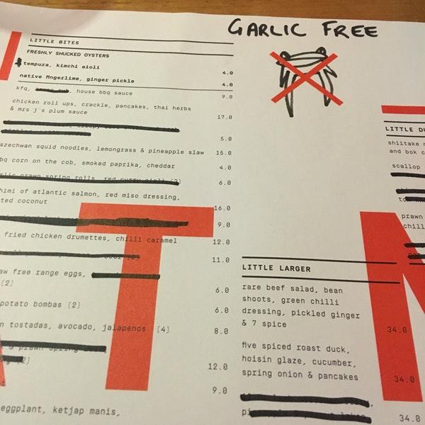 Menu at Little Prince. pub & bar, Traralgon