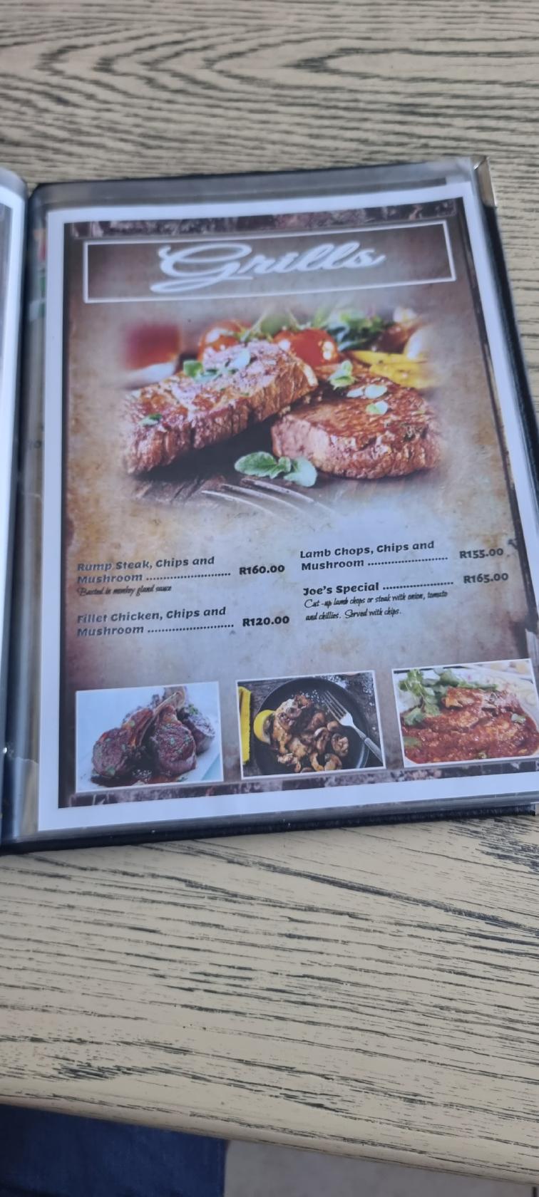 Carta de Seabelle Restaurant, Tongaat