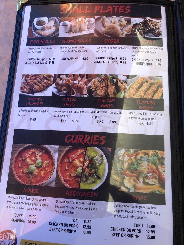 Carta del restaurante The Wokery, Saint Paul