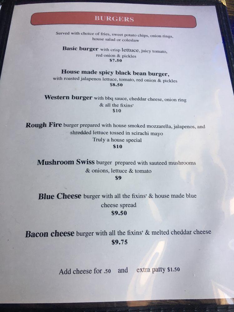 Menu at Pinehurst Lodge Bar and Grill, USA, CA-245