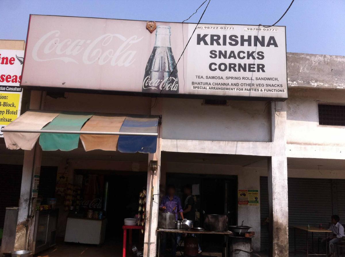 Krishna Snacks Corner, Amritsar, Shop no - Restaurant menu