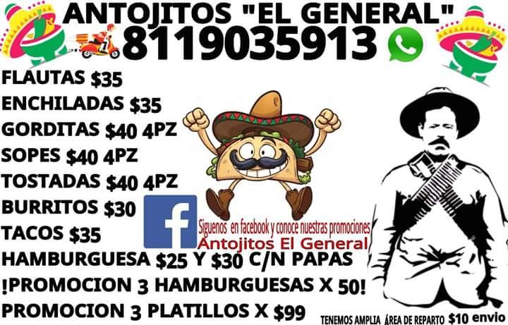 Antojitos Mexicanos Y Tortas El General restaurant, Jardines de la ...