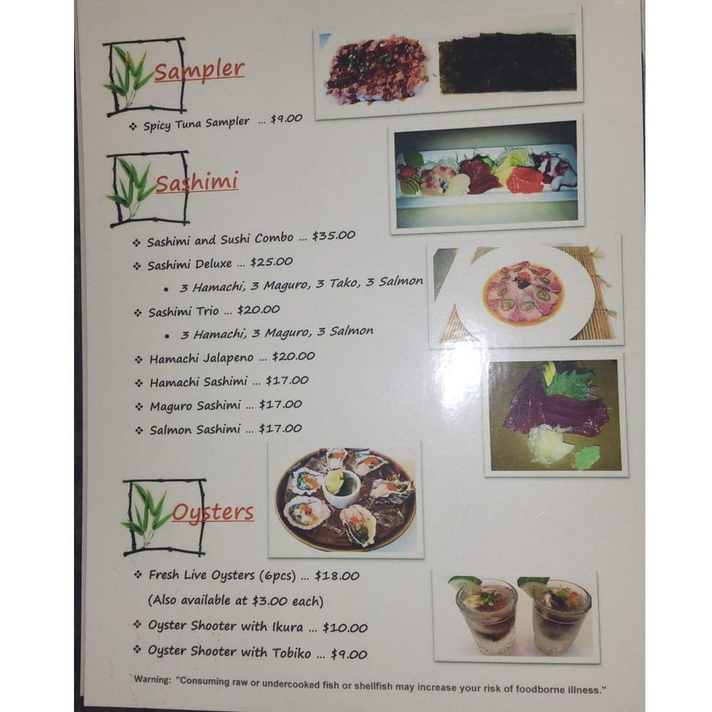 Menu at Pandora Cafe Karaoke/Bar & Grill, Honolulu