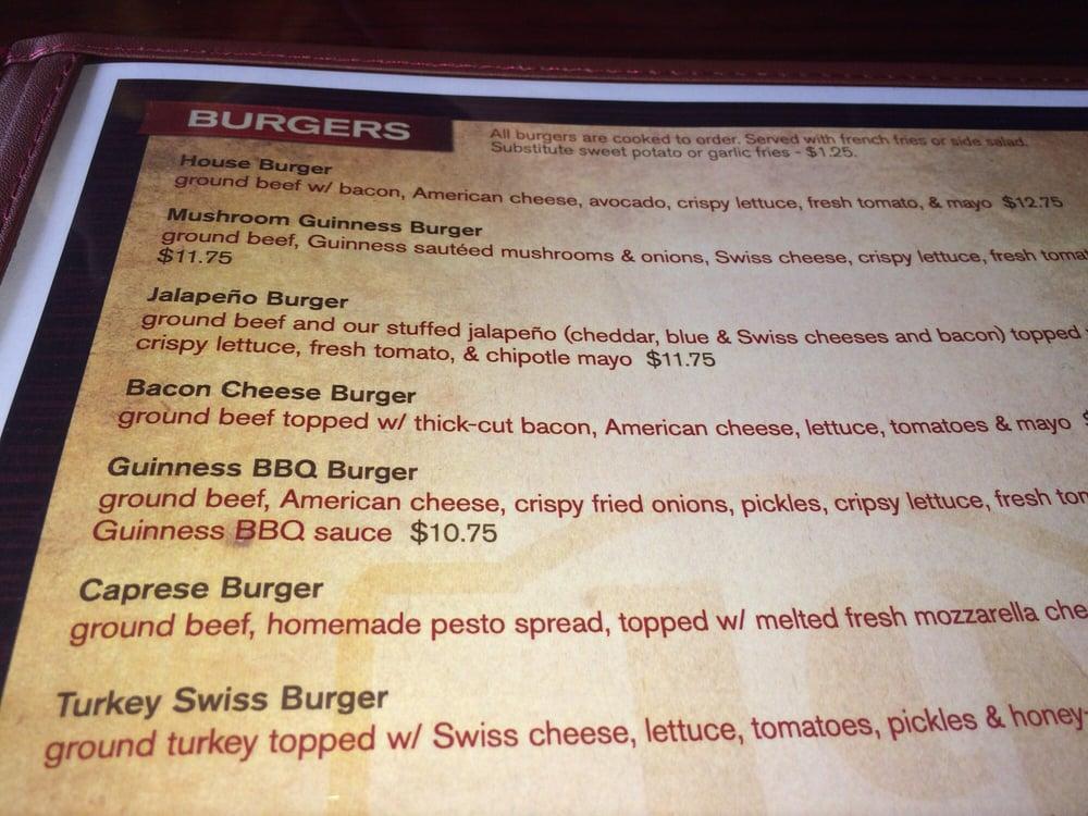 Menu at 19 Handles Pub & Grill, Sacramento