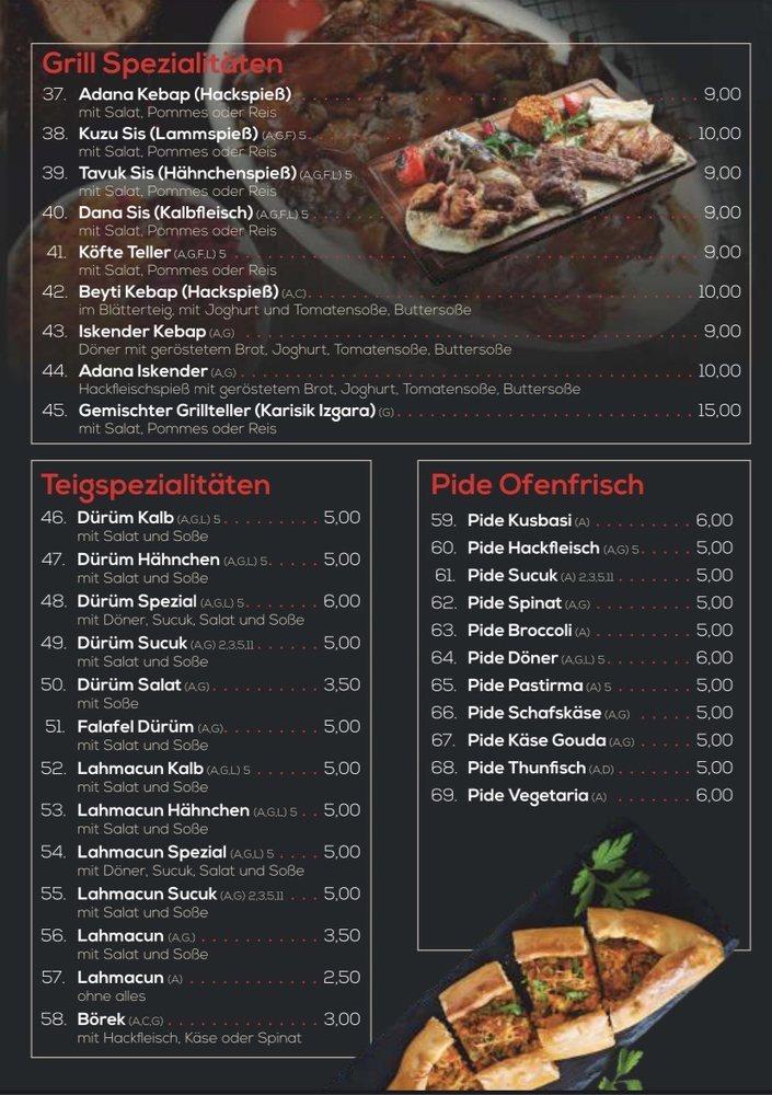 Speisekarte von Haci Baba Grill Hagen restaurant, Hagen