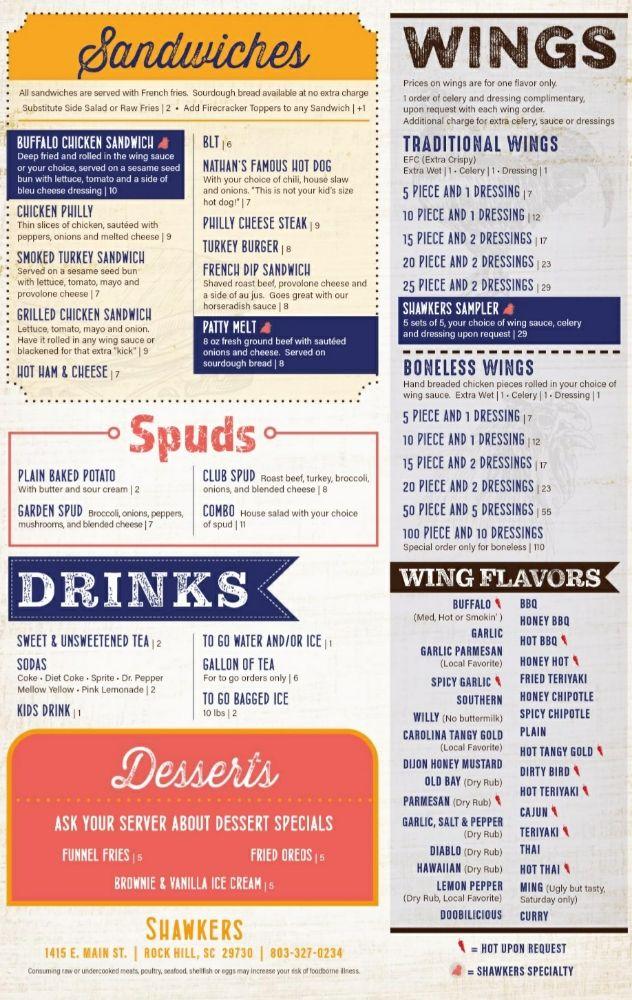 Kickstand Bar And Grill Rock Hill Menu at Sean Freeleagus blog