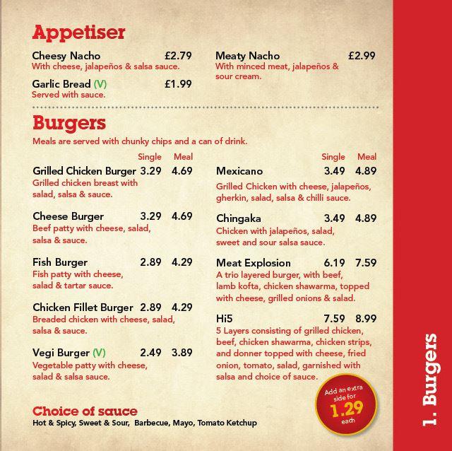 Menu at Yolo Grills & Steaks restaurant, Birmingham