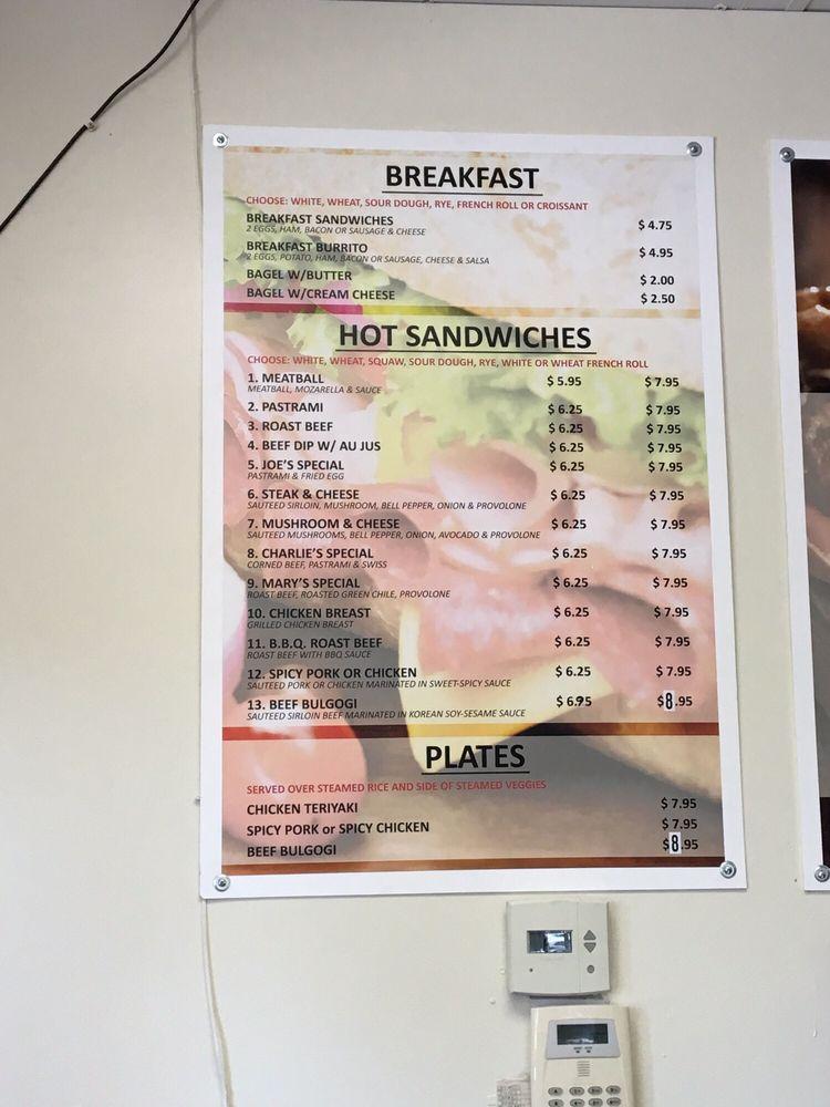Menu at My Lunch Spot restaurant, Walnut