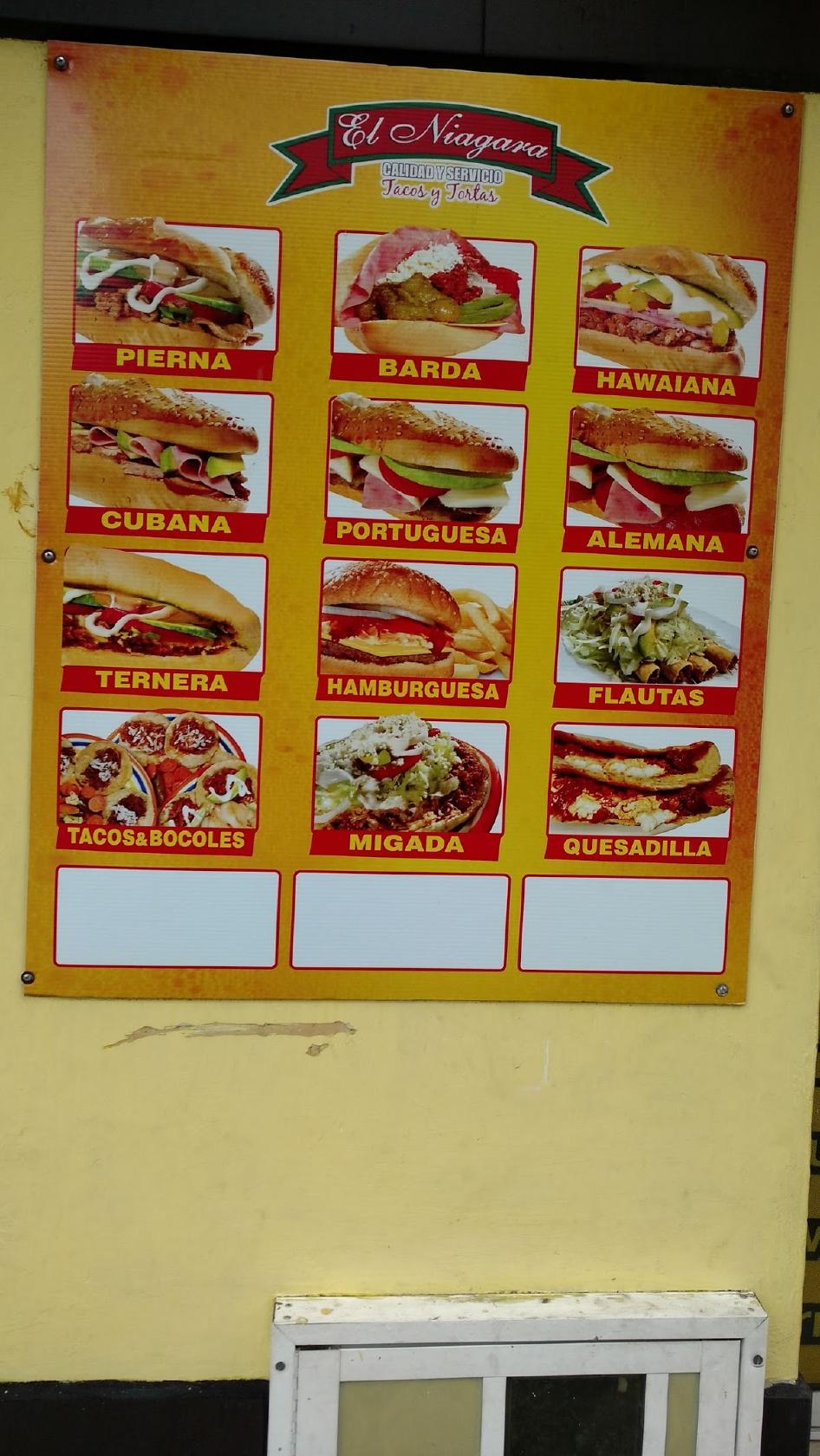 Carta del restaurante El Niagara Centro De Tampico, Tampico, Churchs ...
