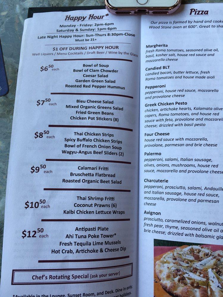 Menu at Emory's on Silver Lake steakhouse, Everett