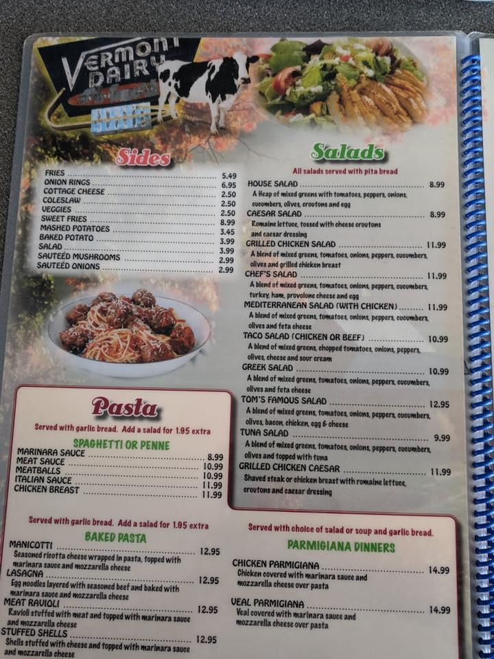 Menu at St Albans Diner restaurant, Saint Albans City, 8 Swanton Rd