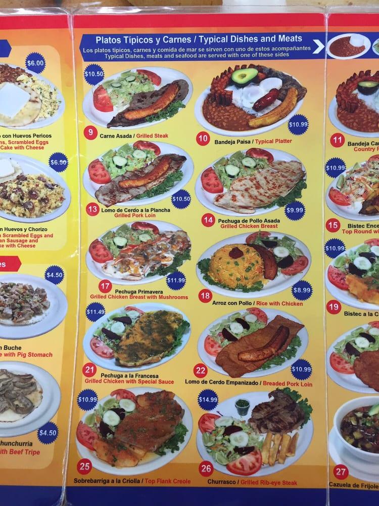 Menu at Las Delicias LLC. restaurant, Mauldin