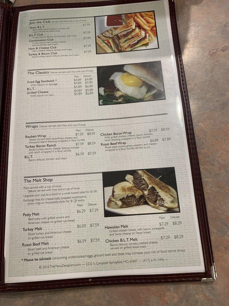 Menu at The Highway Restaurant, Albia, 200 Hwy 34 E