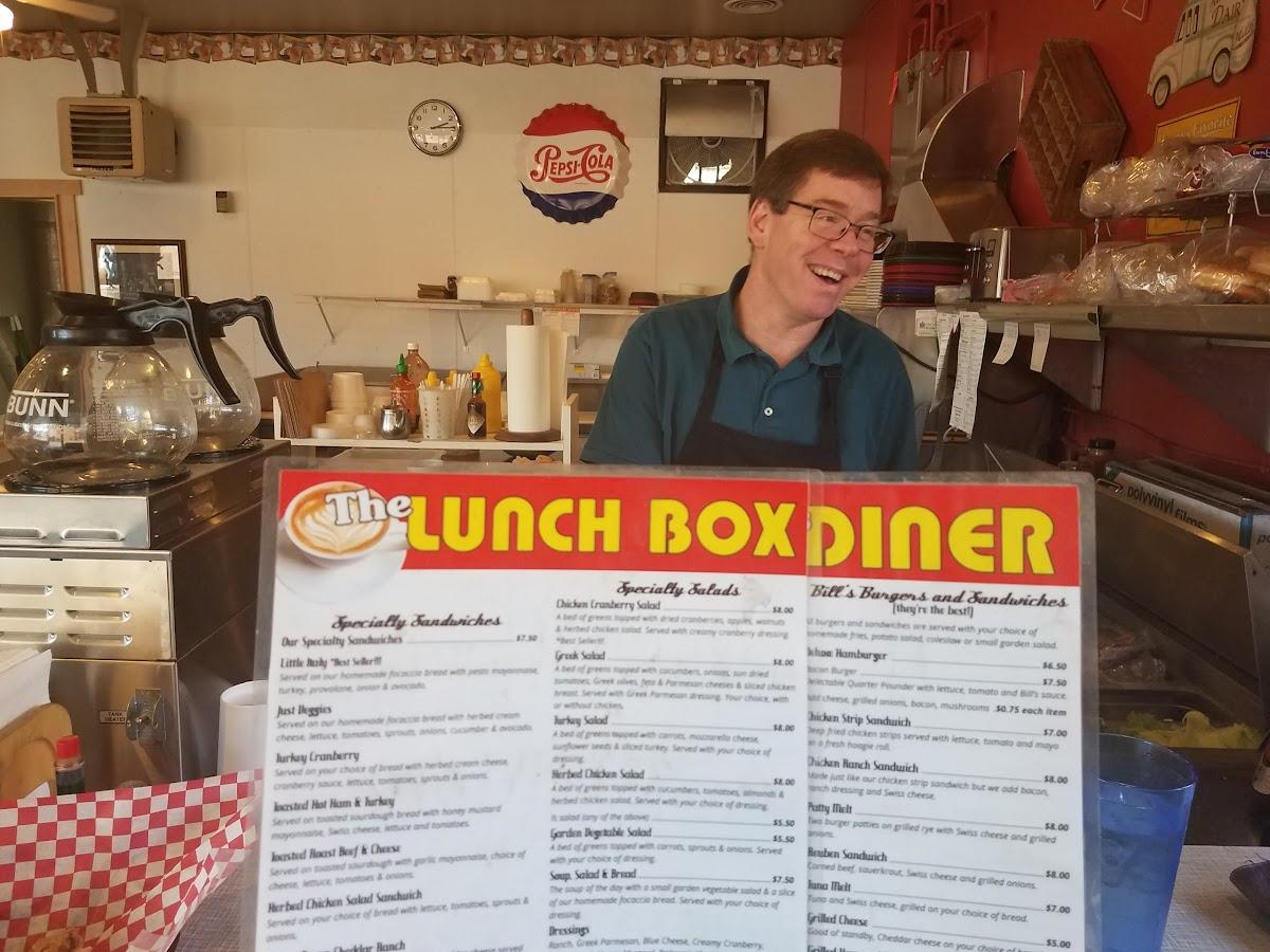 Menu at The Lunchbox Diner restaurant, Mount Vernon