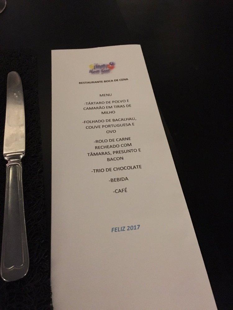 Menu at Boca de Cena desserts, Ponta Delgada