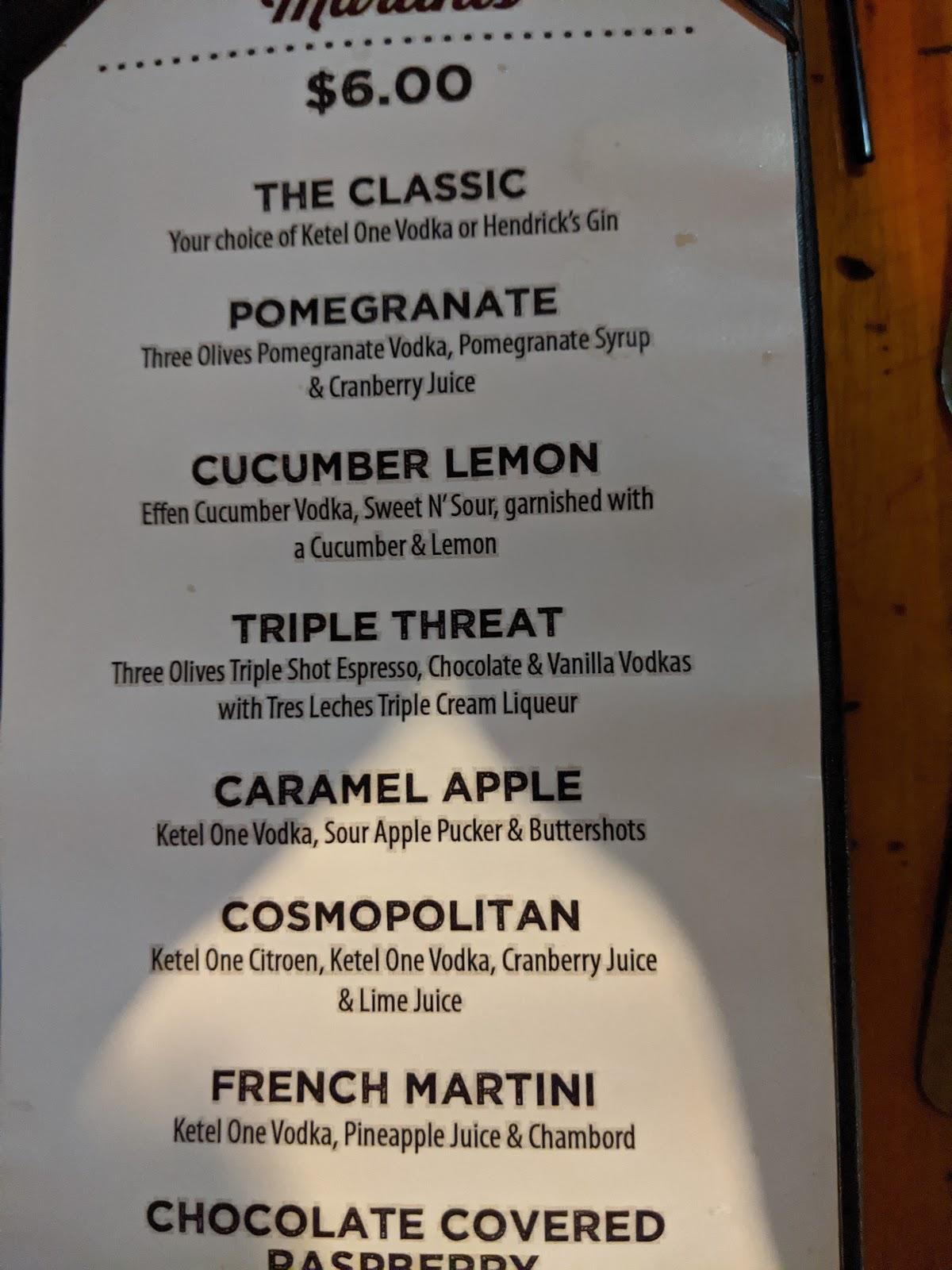 Menu at The Barn Restaurant, Prairie du Chien