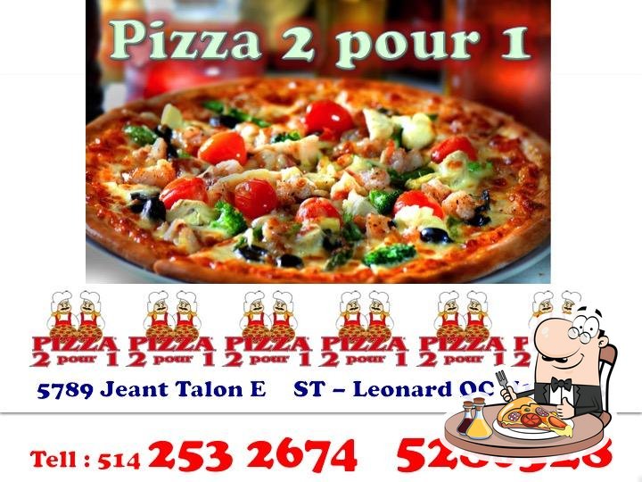 pizza 2 pour 1, 5789 Rue Jean-Talon E in Montréal - Restaurant menu and ...