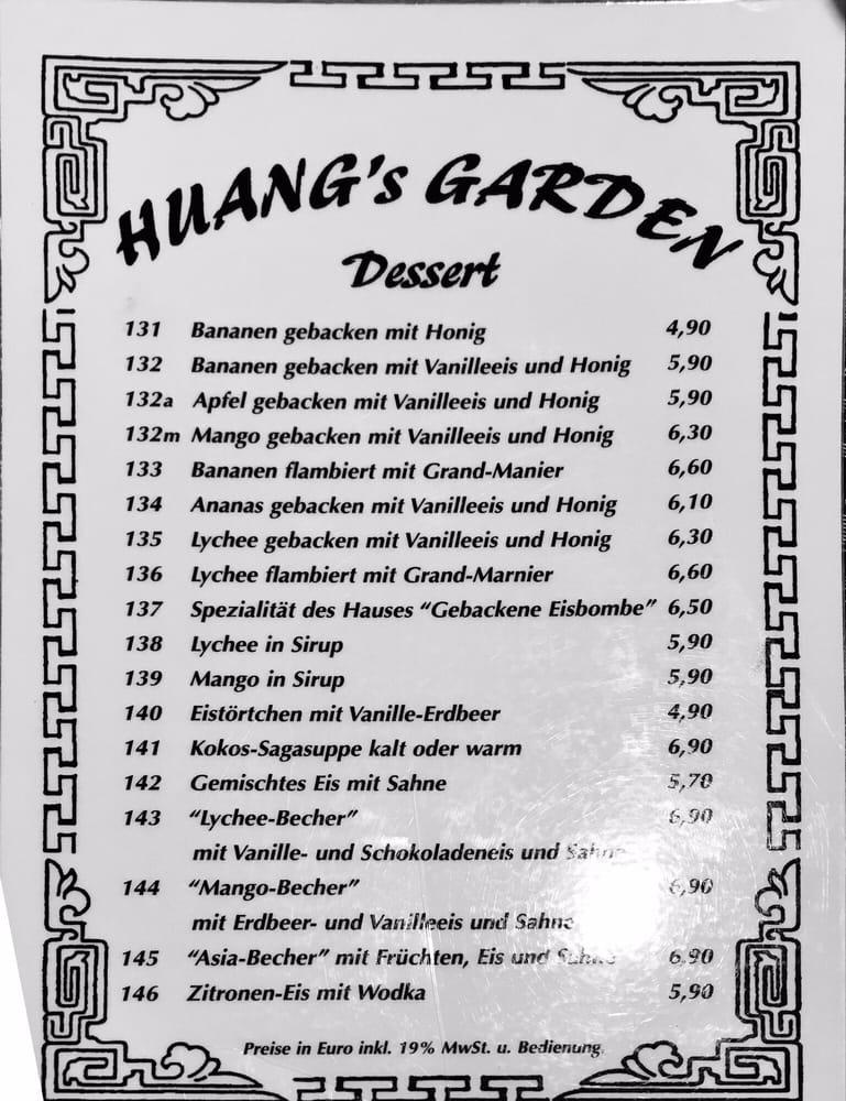 Menu at Meishi restaurant, Küssaberg