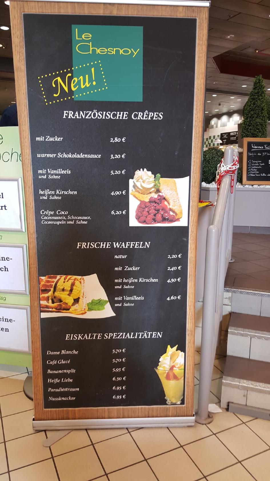 Speisekarte von Restaurant Le Chesnoy, Mertert
