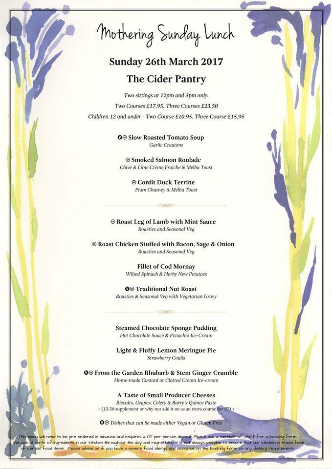 Menu at New Forest Cider cafe, Burley