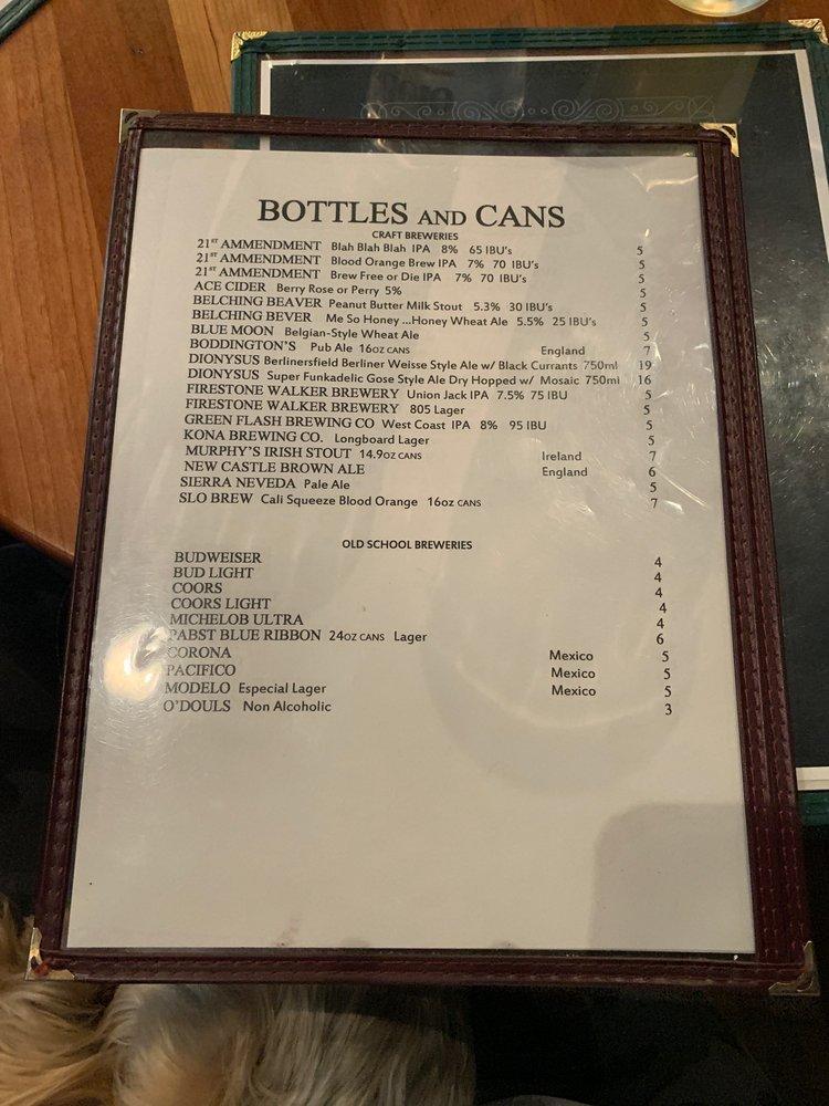 Menu at TWO GOATS & THE GOOSE restaurant, Bakersfield