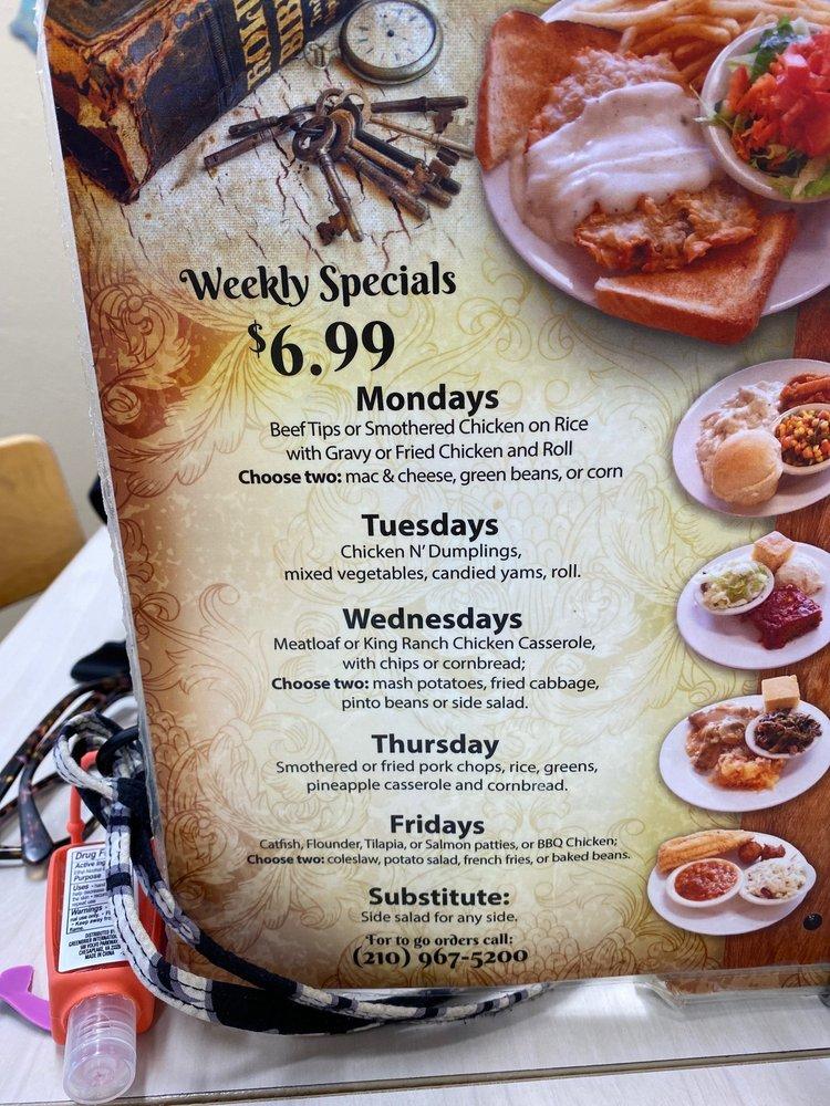 Menu at Williams Confectionery Crafts desserts, Live Oak