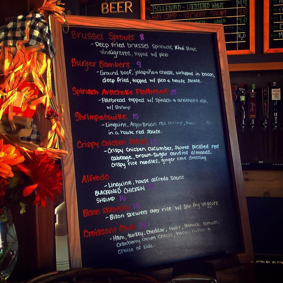 Menu at The Custer Beacon restaurant, Custer