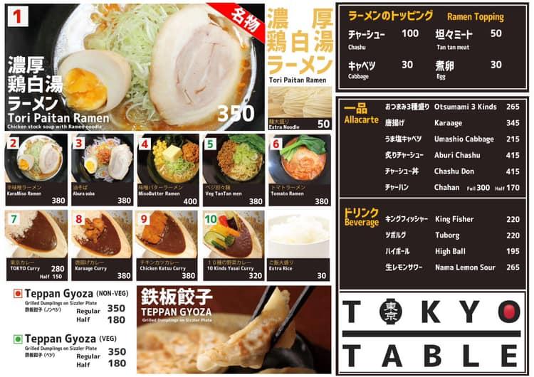 Menu at KUURAKU RAMEN Delhi Aerocity, New Delhi