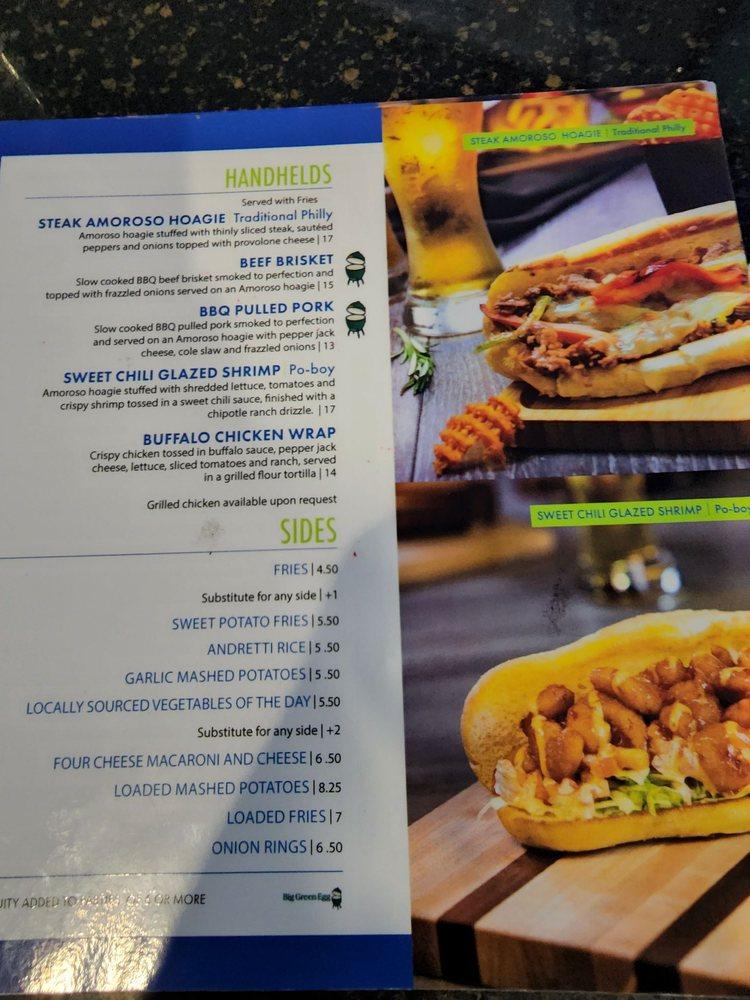 Carta de pizzería Andretti Grill, Orlando