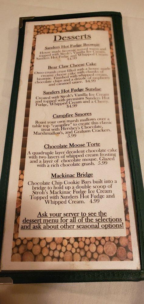 Menu at Aspen Restaurant, Charter Township of Clinton