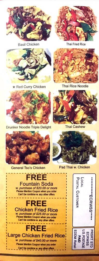Menu at Asian Express restaurant, Sunbury, 600 Market St