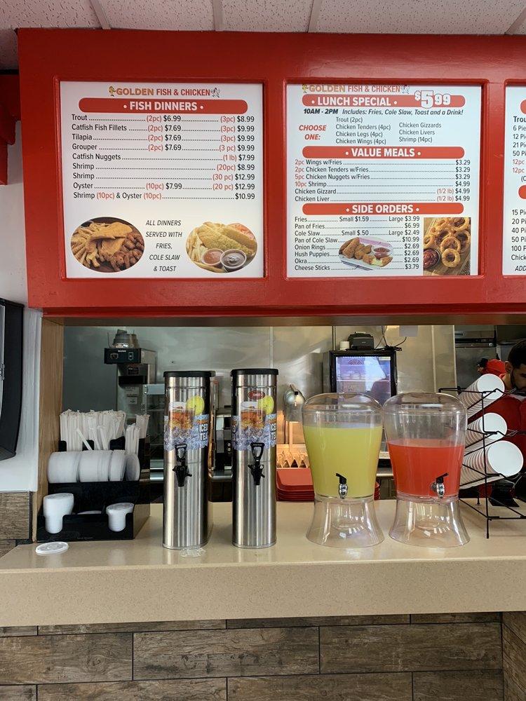 Menu at Golden Fish & Chicken fast food, Alabaster