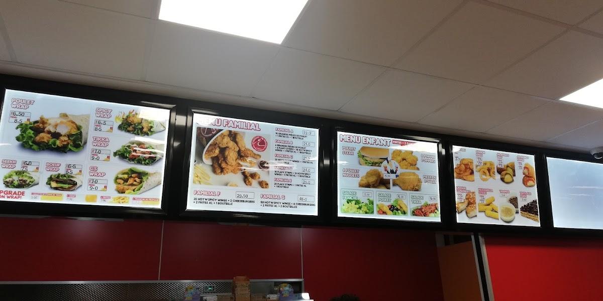 Menu at CHICKEN SPOT MAGNANVILLE restaurant, Magnanville
