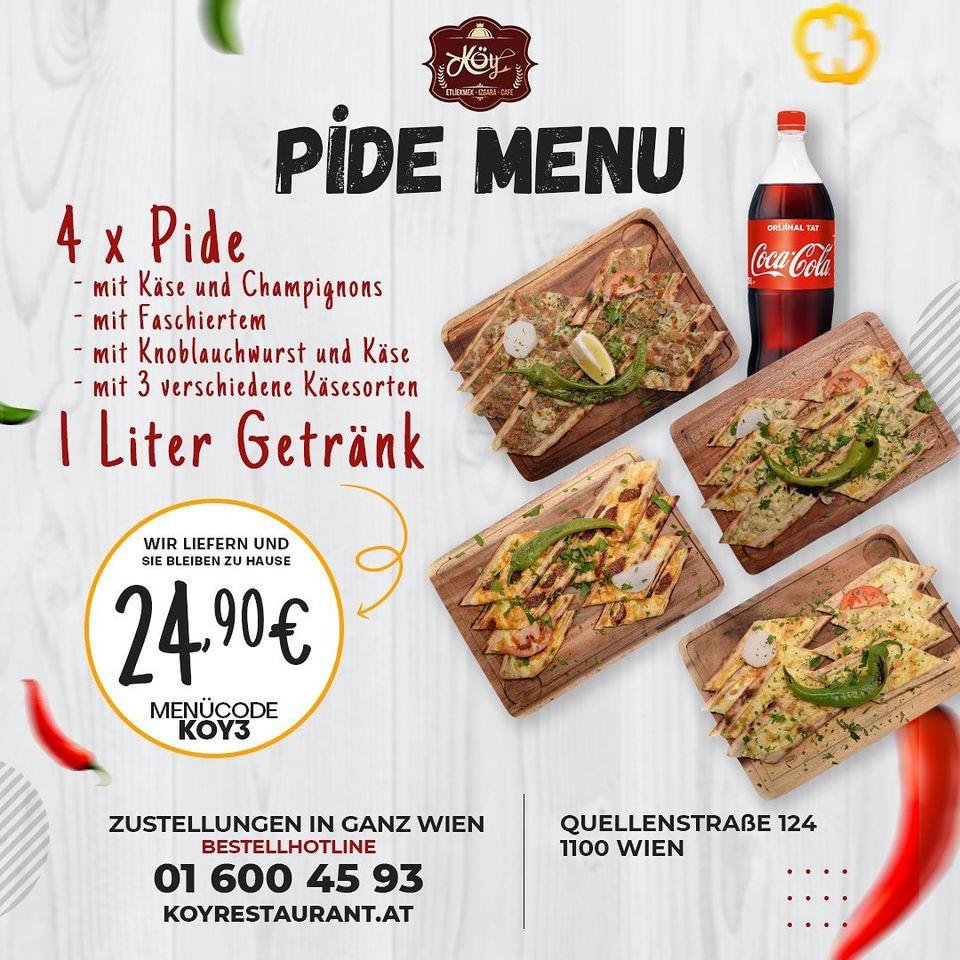 Speisekarte von Köy Restaurant, Wien