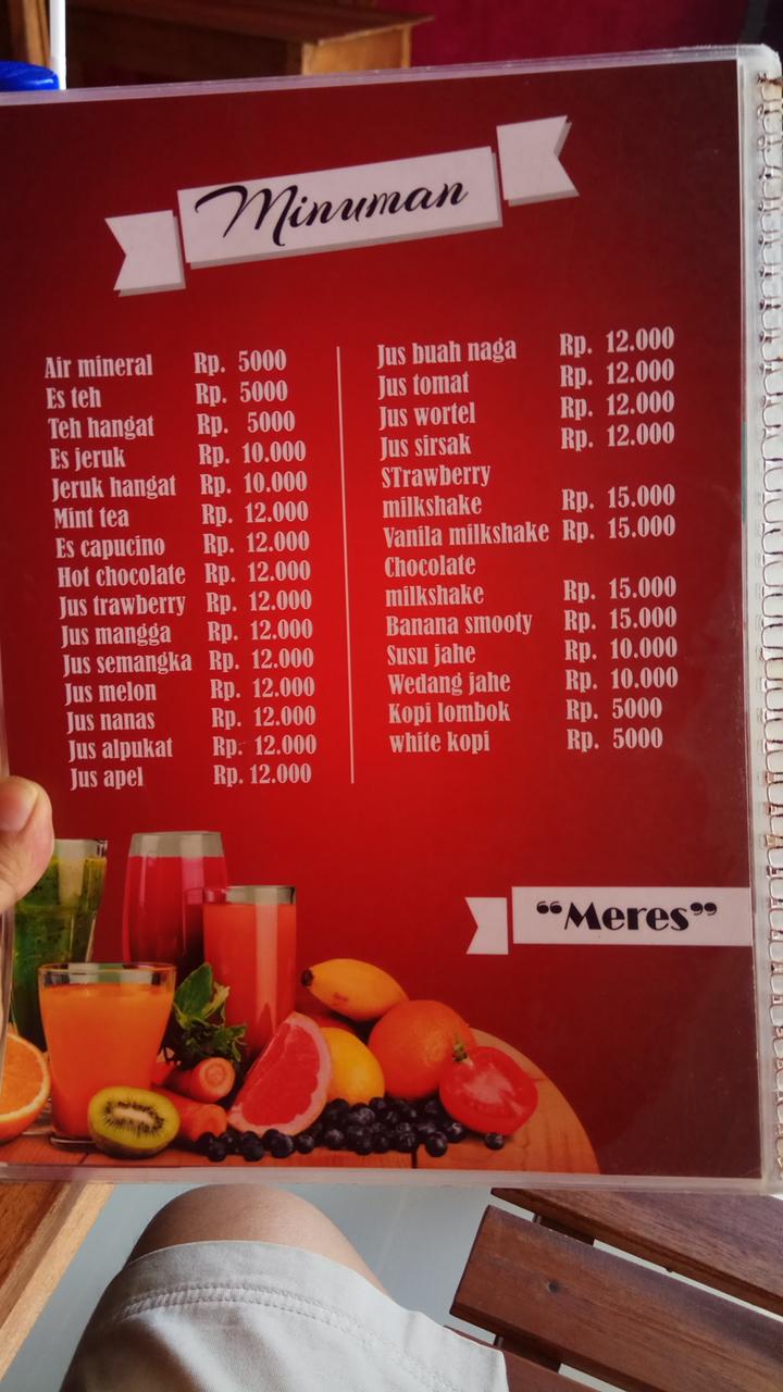 Menu at Bakul Lombok Family Resto restaurant, Mataram