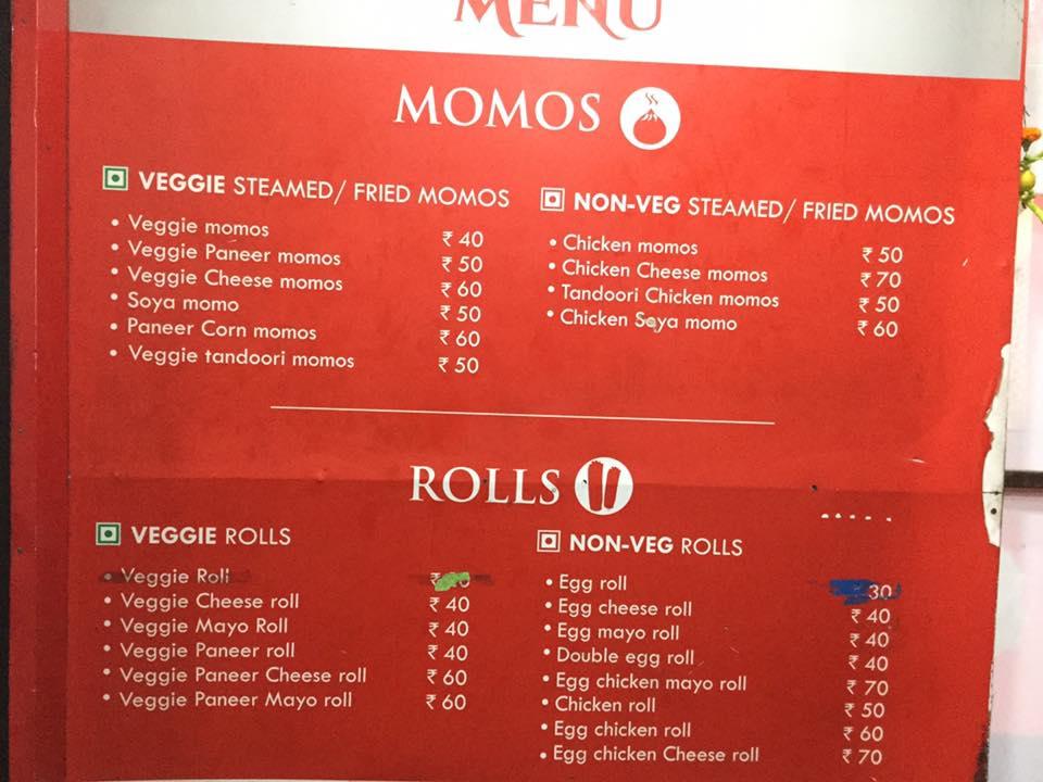 Menu at Hot n Spicy Momos - Chhappan Indore Indore, Indore