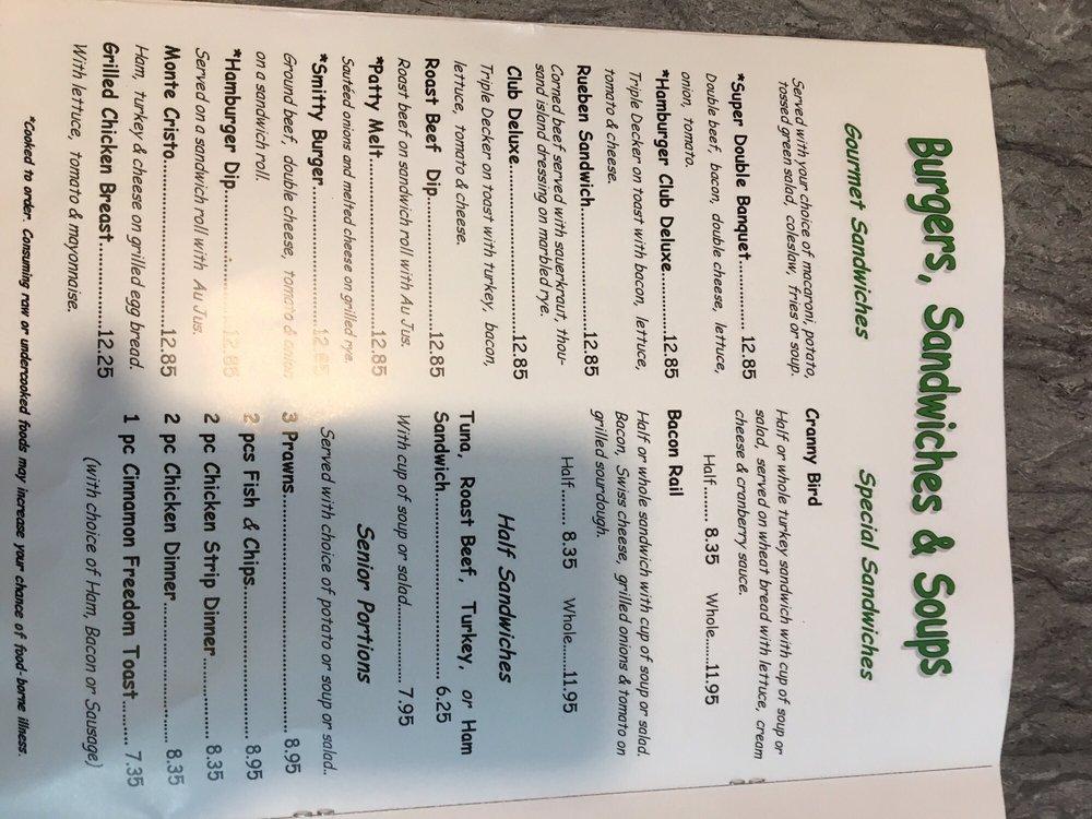 Menu at Anglea's Restaurant, Tacoma
