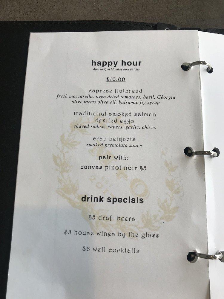 Menu at Moss + Oak Savannah Eatery pub & bar, Savannah